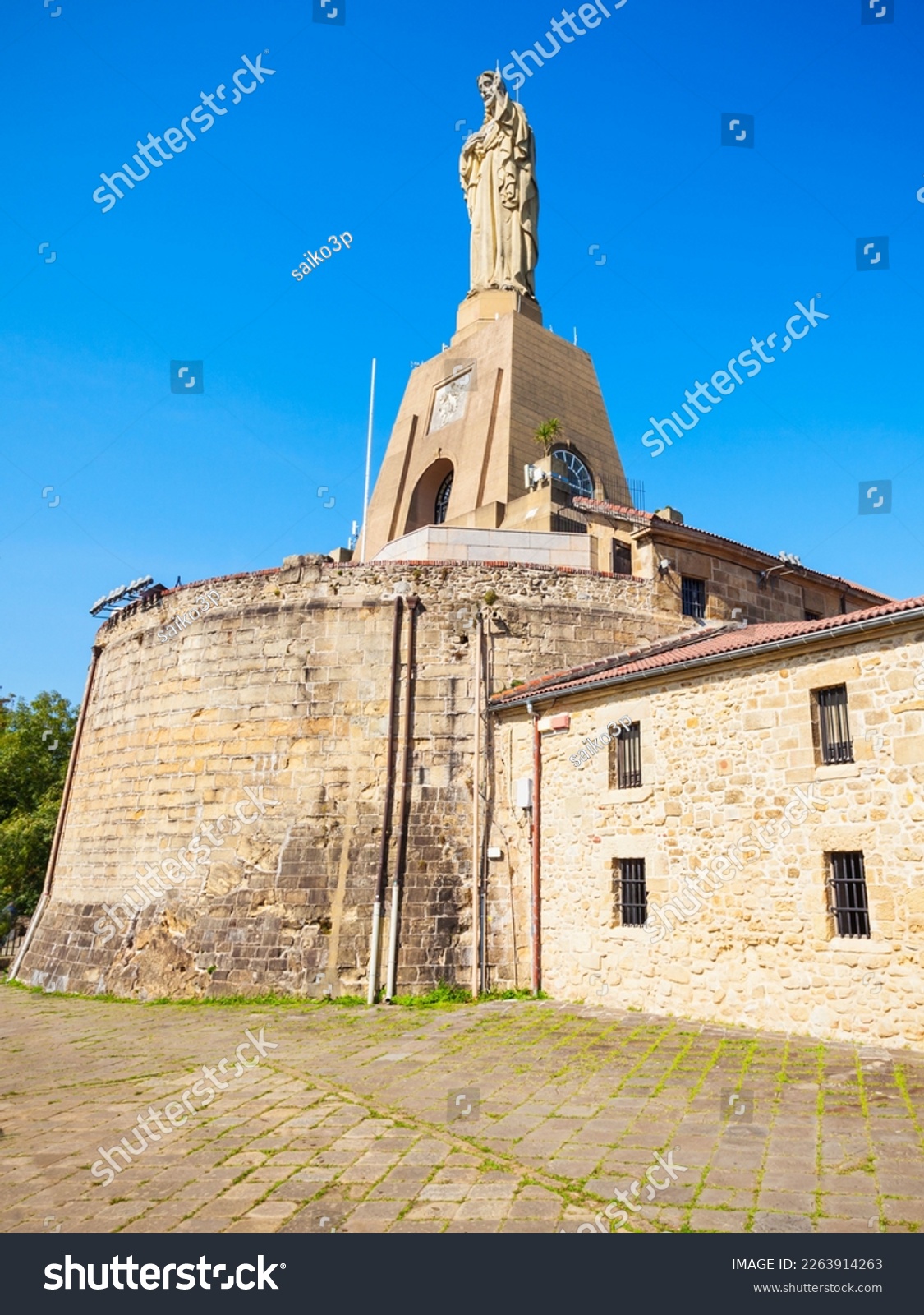 Jesus Christ Statue Mota Castle On Stock Photo 2263914263 | Shutterstock