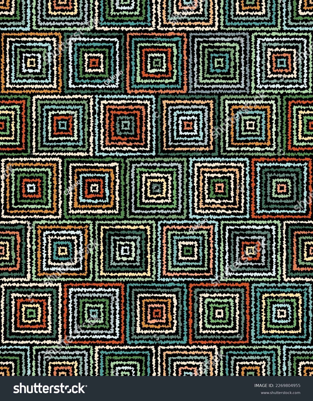 5,619 Seamless Pattern Concentric Squares Images, Stock Photos ...