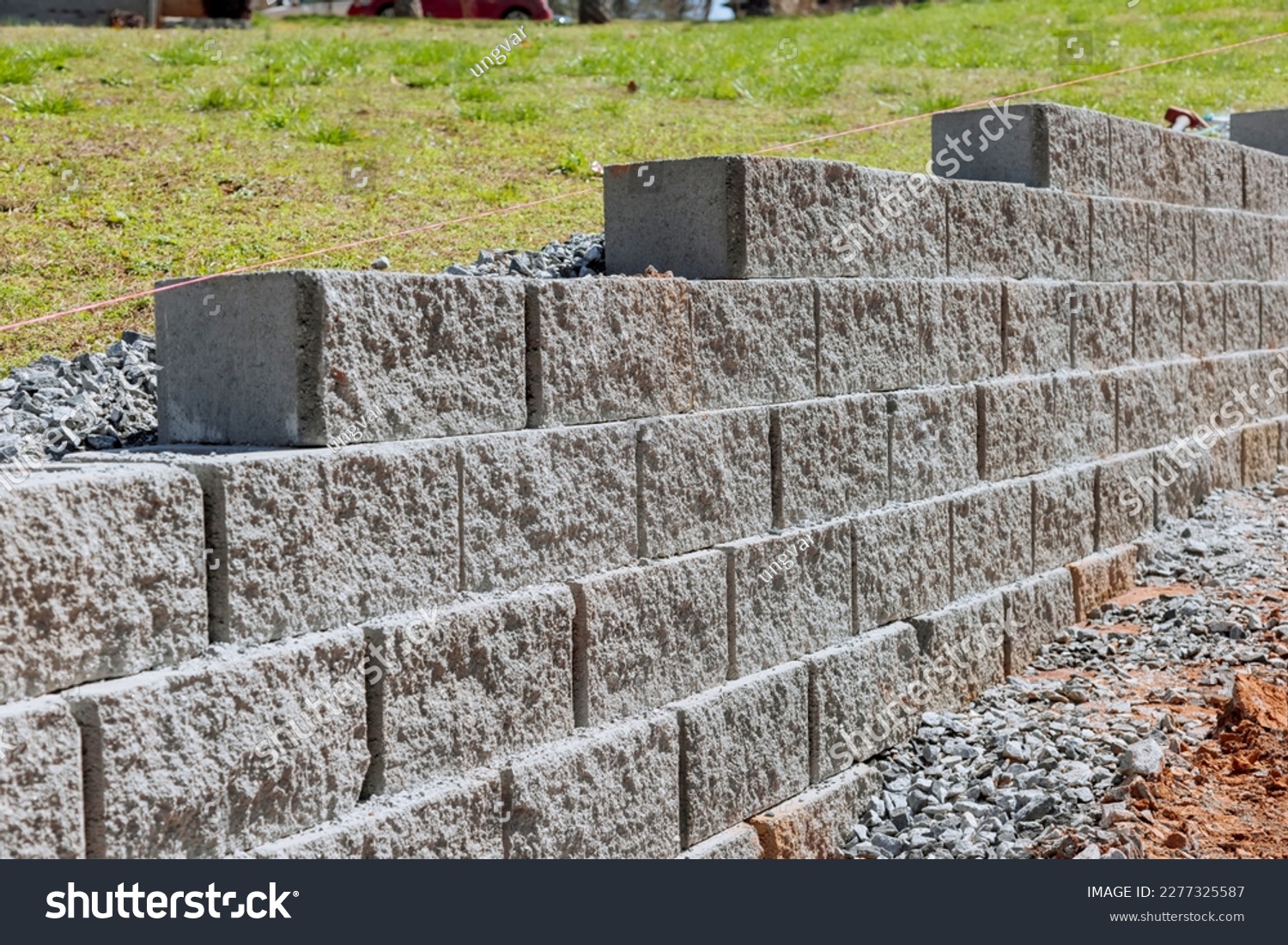 Retaining Wall Silhouette