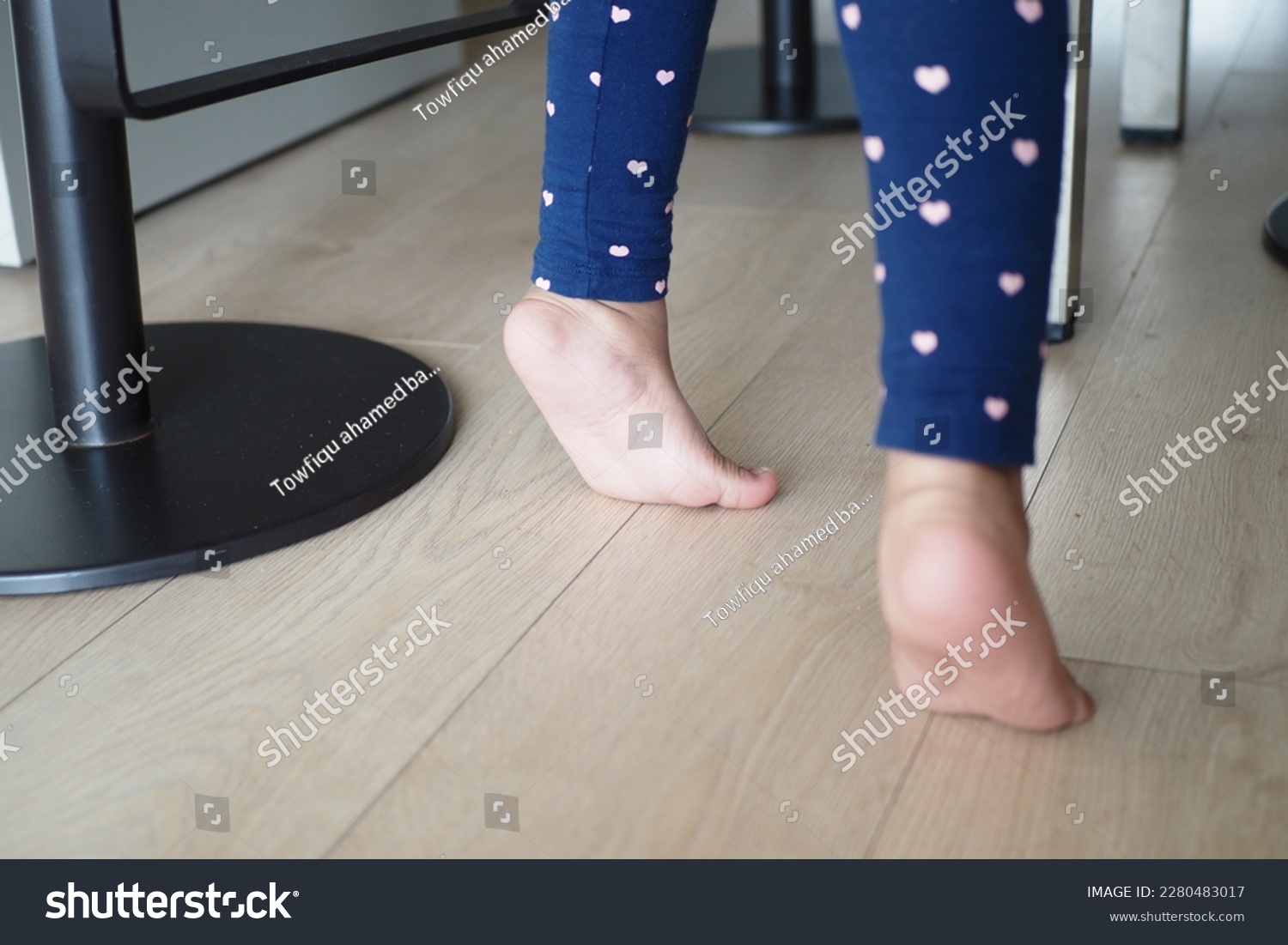 Low Angle View Child Walking On Stock Photo 2280483017 | Shutterstock