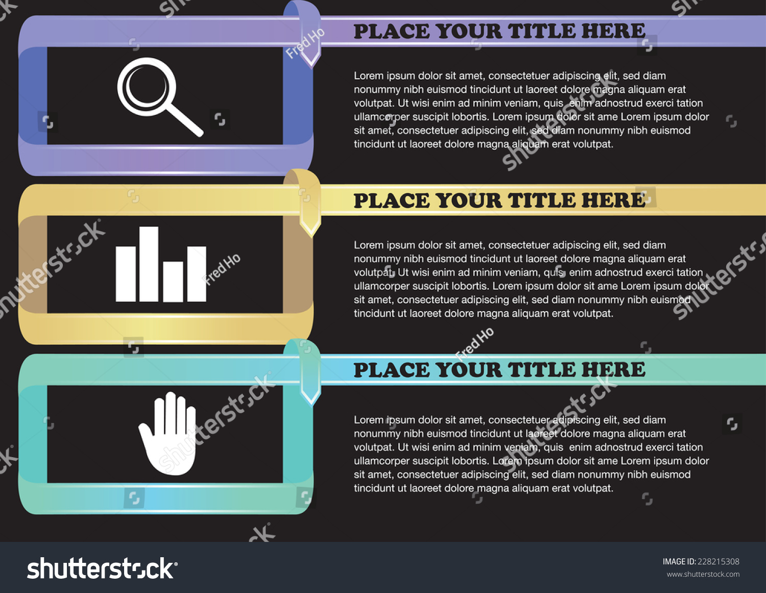 246 imágenes de Infografía tres lupas - Imágenes, fotos y vectores de stock | Shutterstock