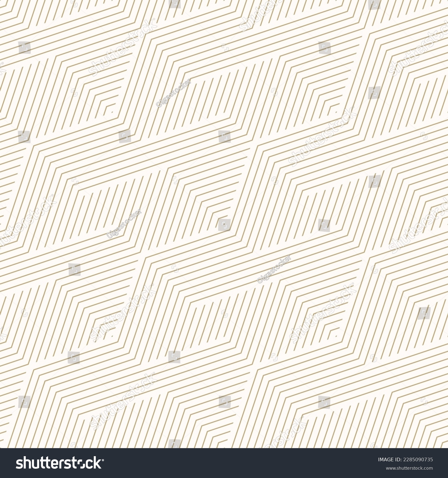 Geometric Lines Seamless Pattern Golden Vector Stock Vector (Royalty Free) 2285090735 | Shutterstock
