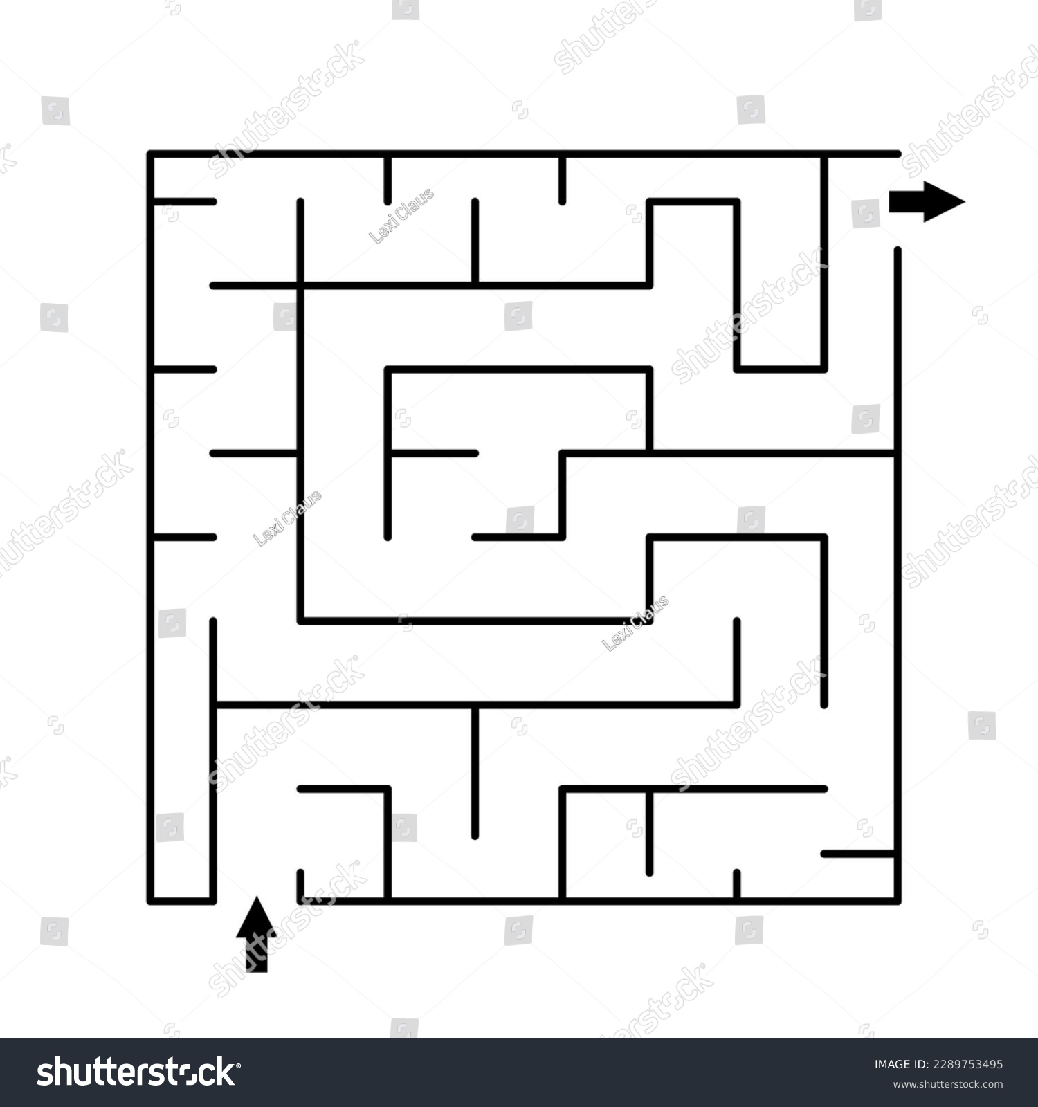 Easy Blank Mazes For Kids