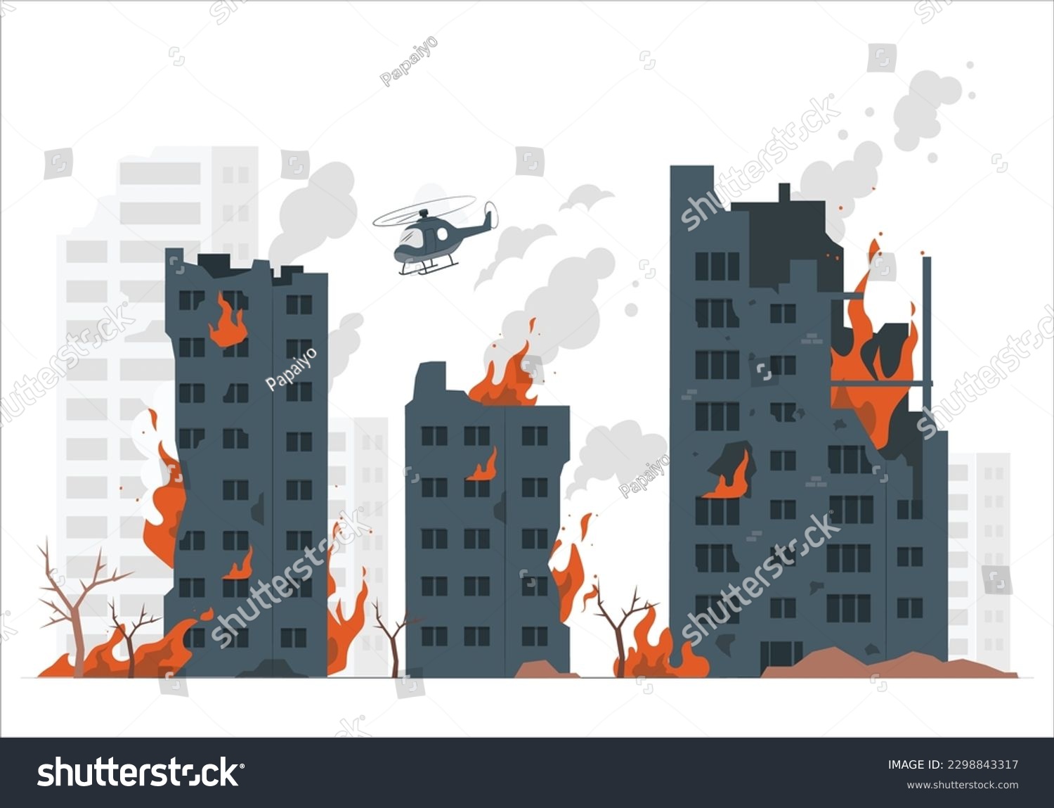 Building Smoke: Over 42.843 Royalty-Free Licensable Stock Vectors ...