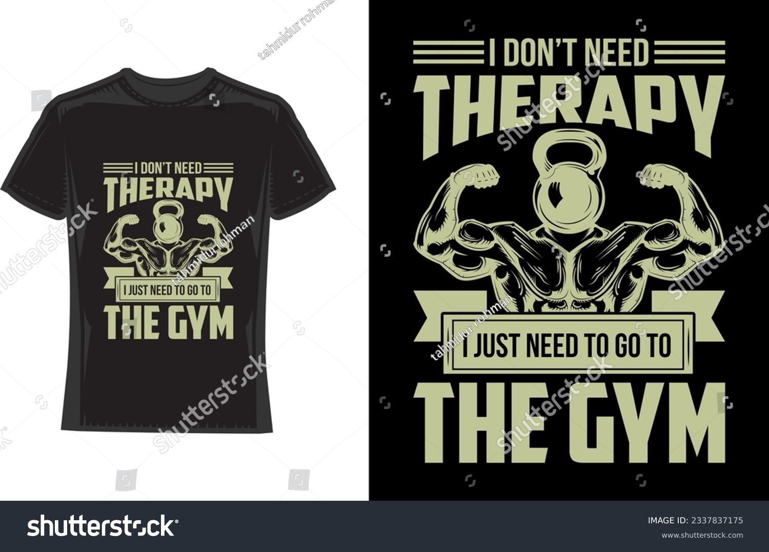 17 Don't Need Therapy Just Need Go Gym T Shirt Images, Stock Photos ...
