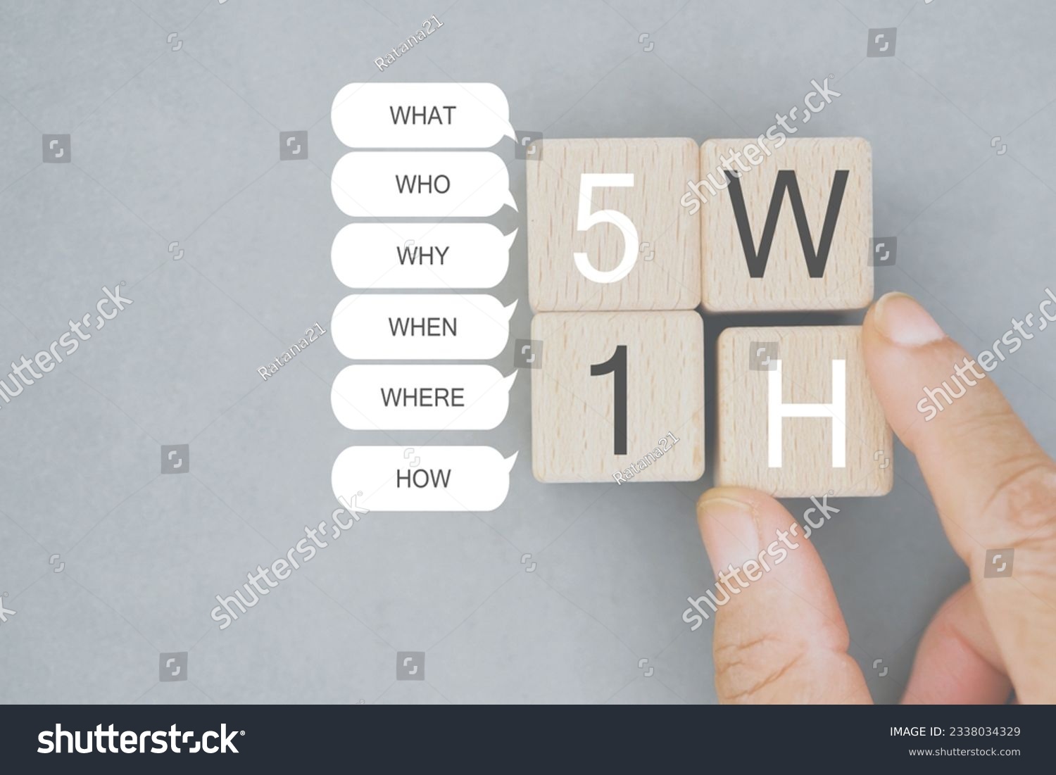 5w1h Concept Business Framework Analysis Who ภาพสต็อก 2338034329 | Shutterstock