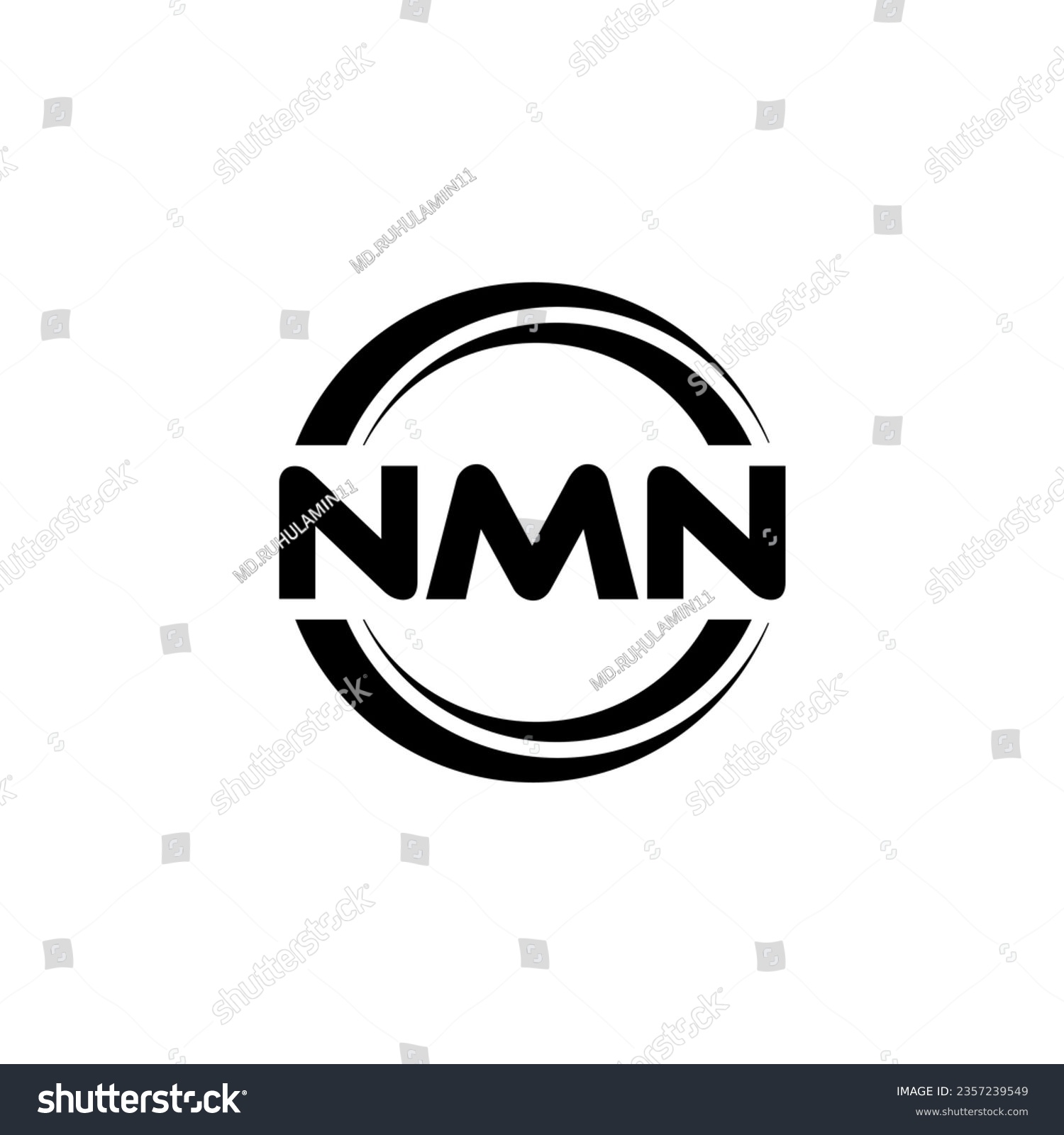Nmn Logo Design Inspiration Unique Identity Stock Vector (Royalty Free) 2357239549 | Shutterstock