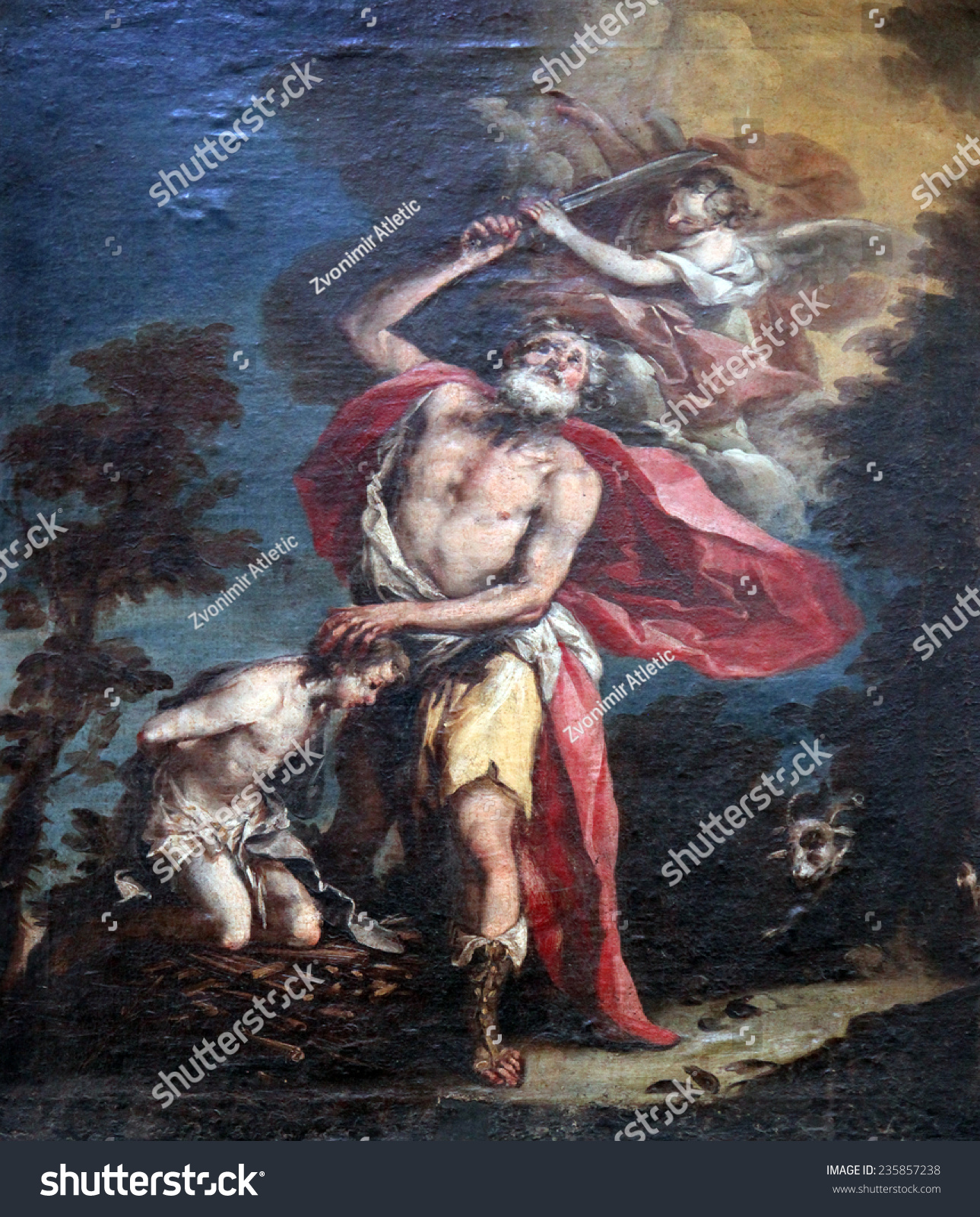 Abraham And Isaac Painting