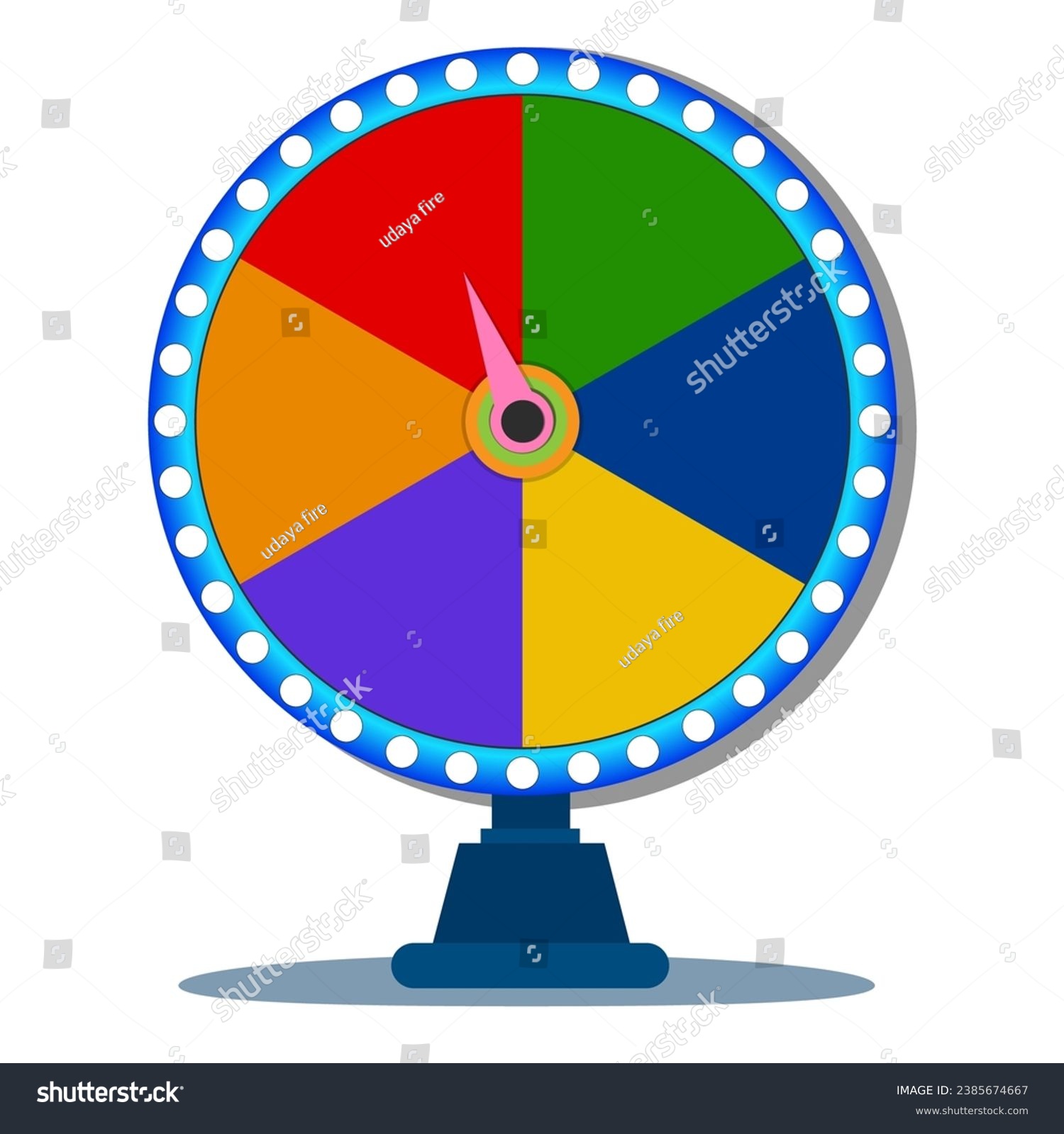 Wheel Of Fortune Board Vector