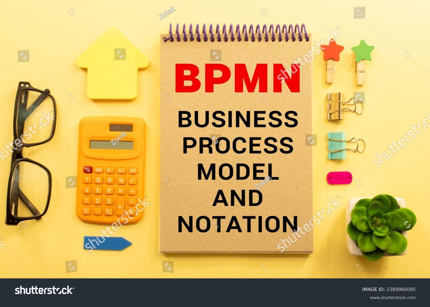Business Process Model Notation Bpmn Shown Stock Photo 2389966095 | Shutterstock