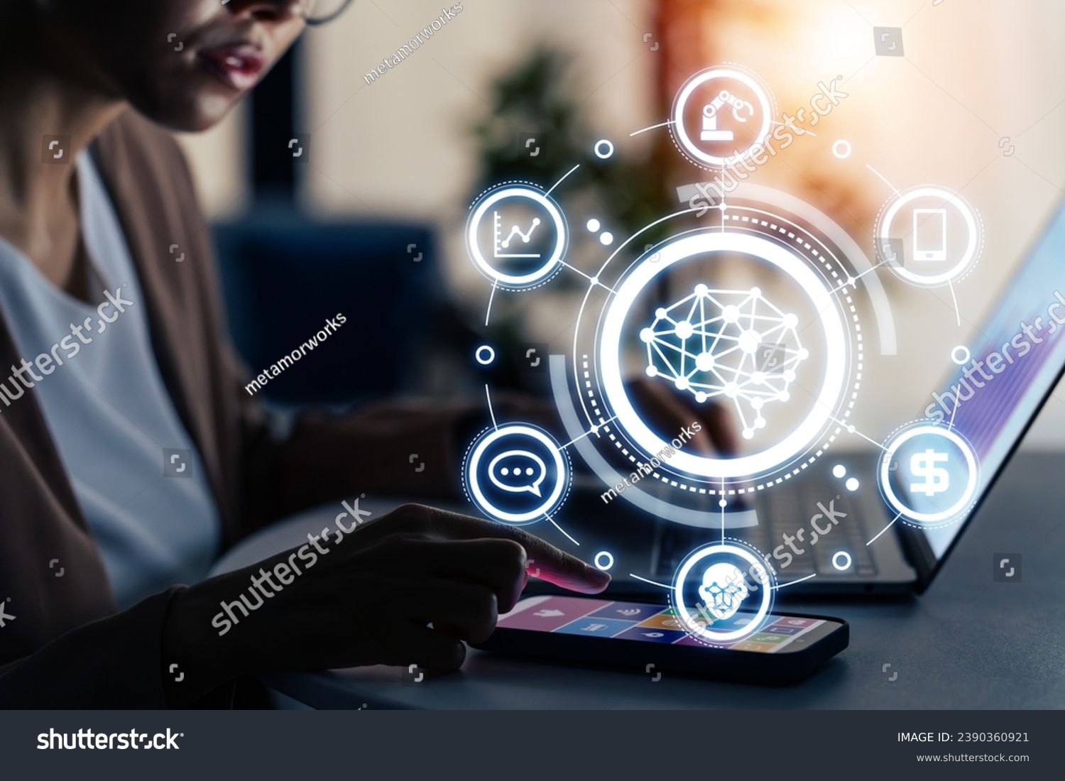 Ai Artificial Intelligence Concept Deep Learning Stock Photo 2390360921 | Shutterstock