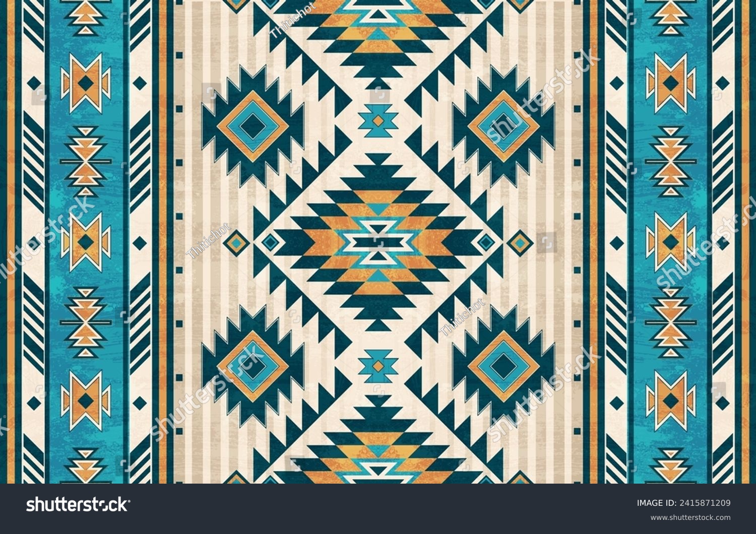 Native American Indian Ornament Pattern Geometric Stock Vector (Royalty ...