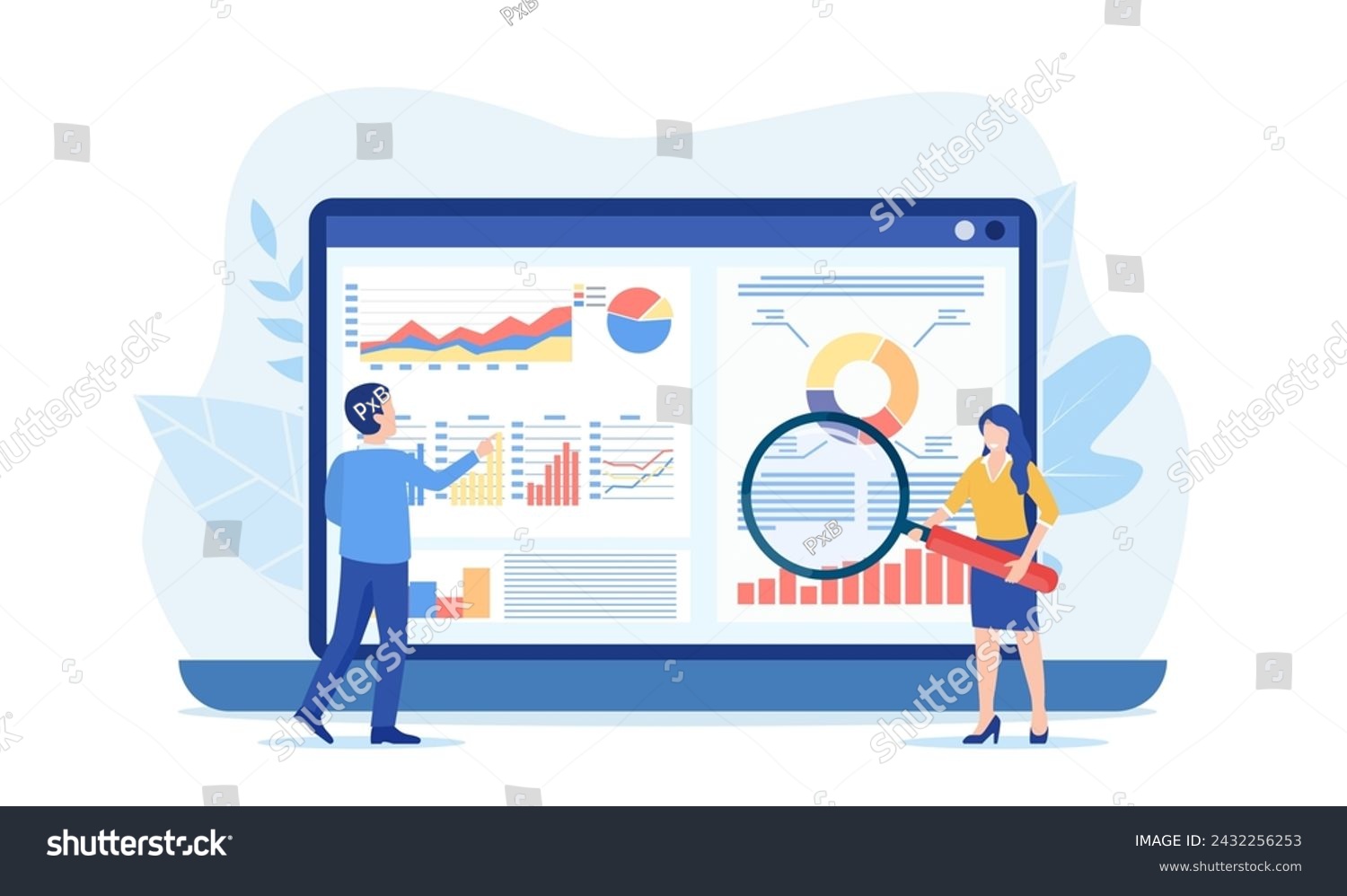 Data Analytics Dashboard Business Finance Report: Over 6,921 Royalty-Free Licensable Stock ...