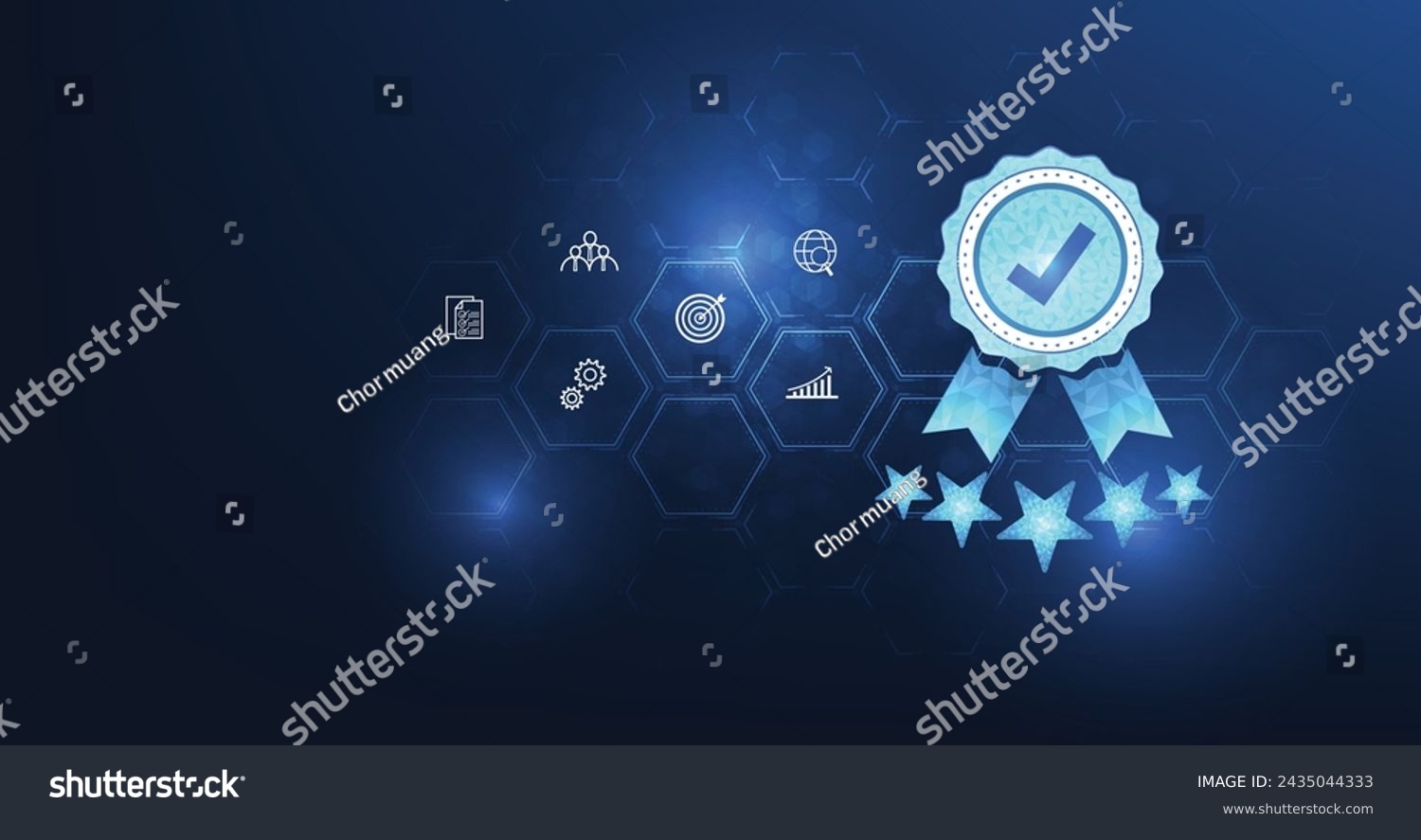 Quality Management Validation Process Concept Quality Stock Vector ...