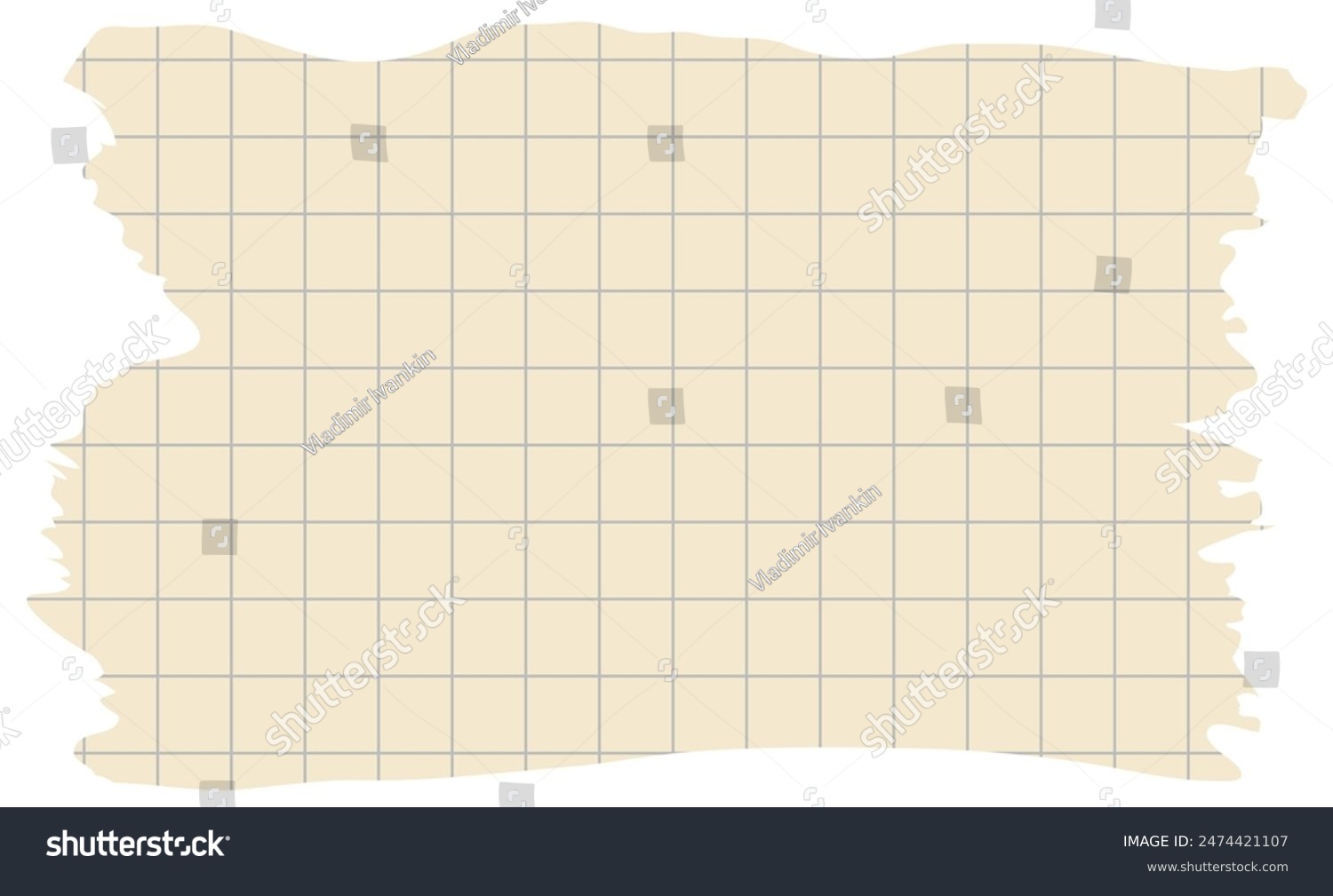Torn Paper Edges Checkered Background Stock Vector (Royalty Free) 2474421107 | Shutterstock