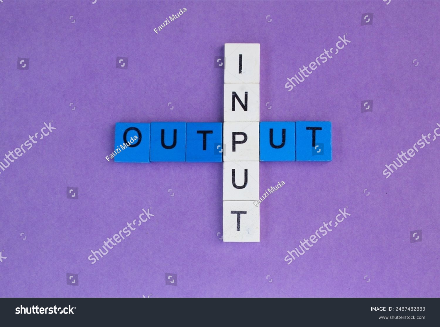 Crossword Alphabet Letters Input Output Words Stock Photo 2487482883 | Shutterstock