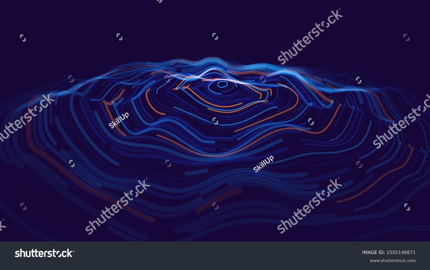 Digital Wave Circle Audio Lines Grid Stock Vector (Royalty Free) 2505148871 | Shutterstock