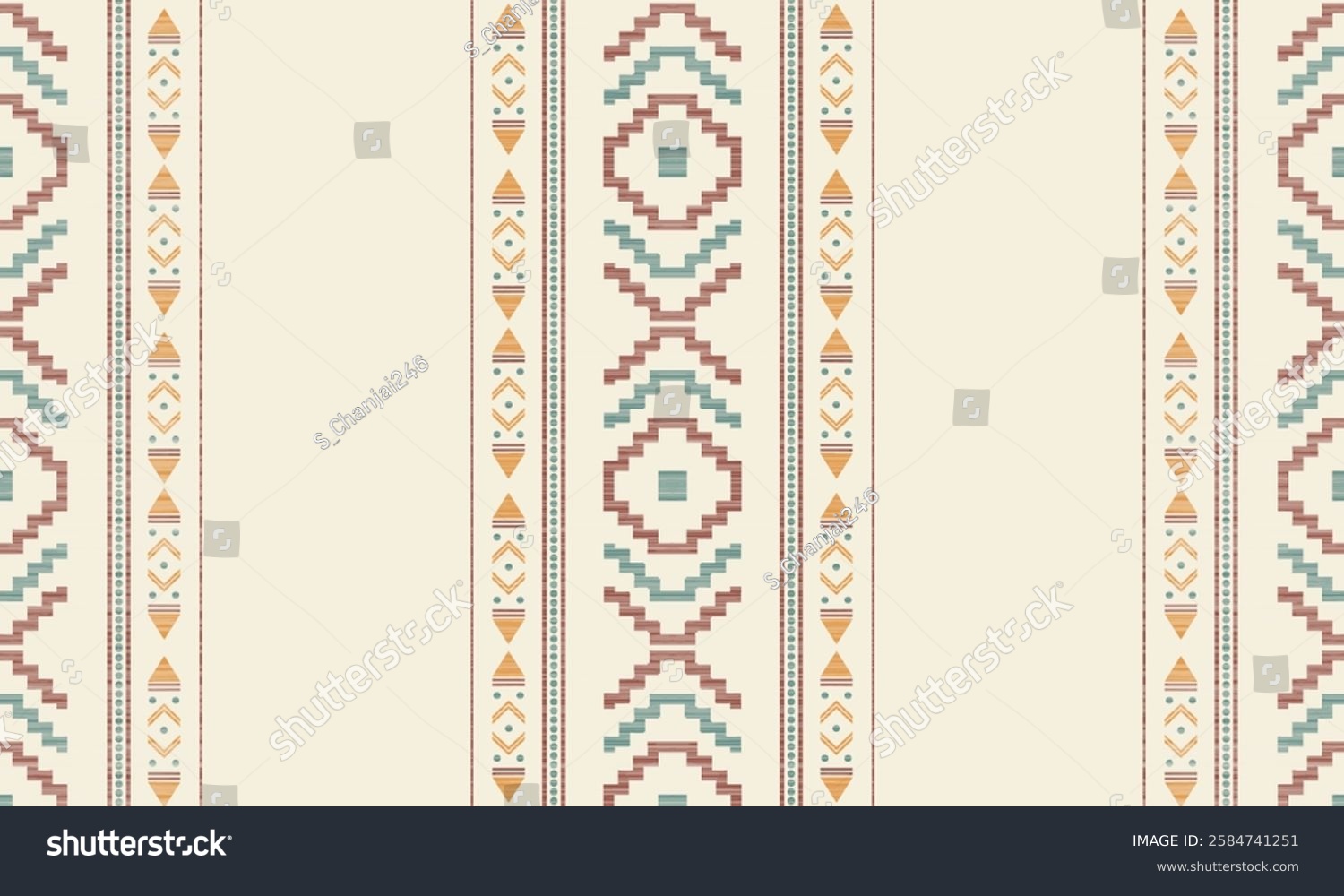 Geometric Ethnic Pattern Seamless Native American Stock Vector (Royalty ...