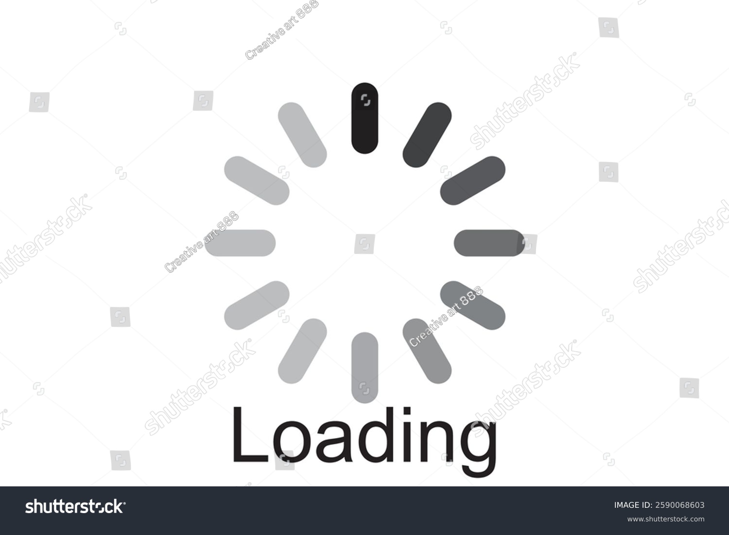 Loading Bar Icons Website Load Bar Stock Vector (Royalty Free ...