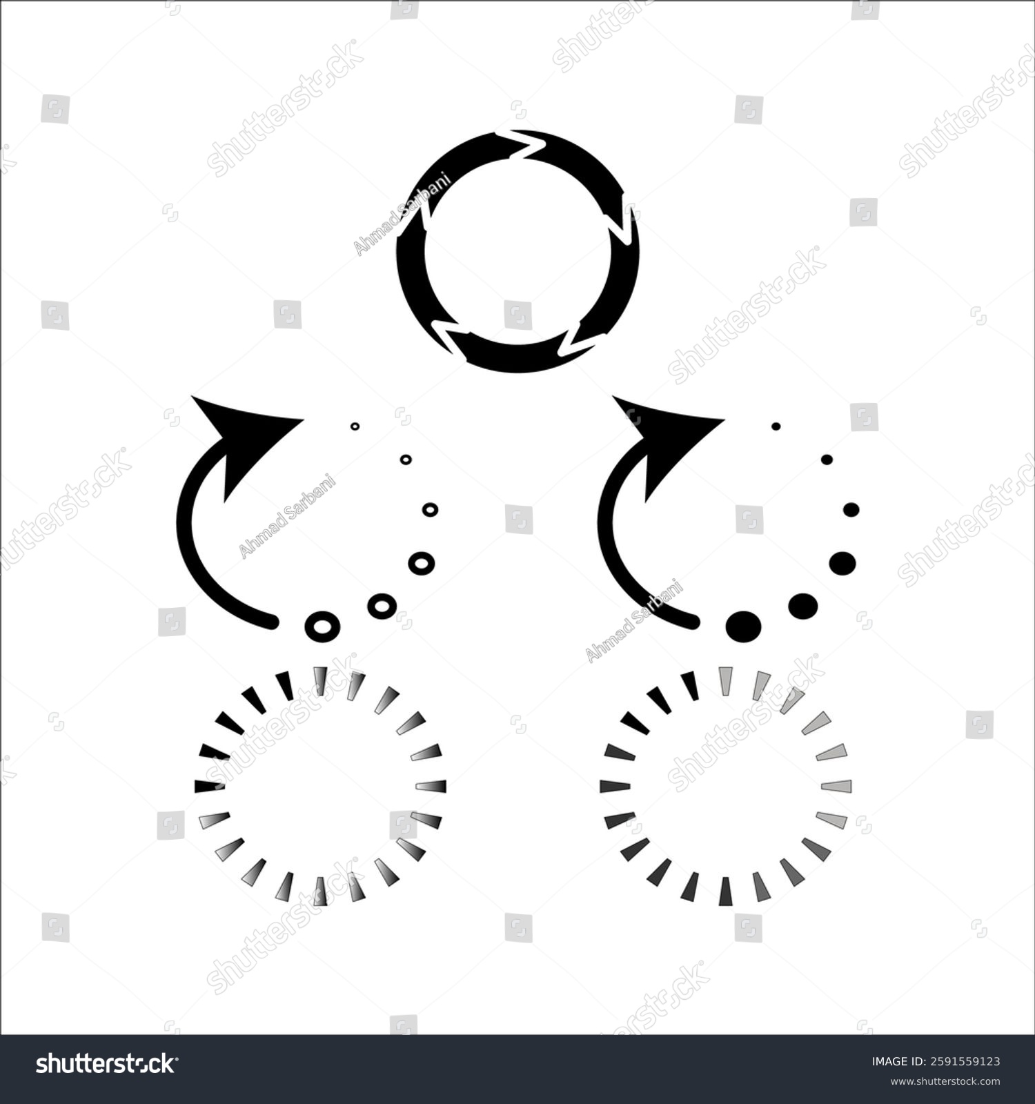 Loading Bar Icons Website Load Bar Stock Vector (Royalty Free ...