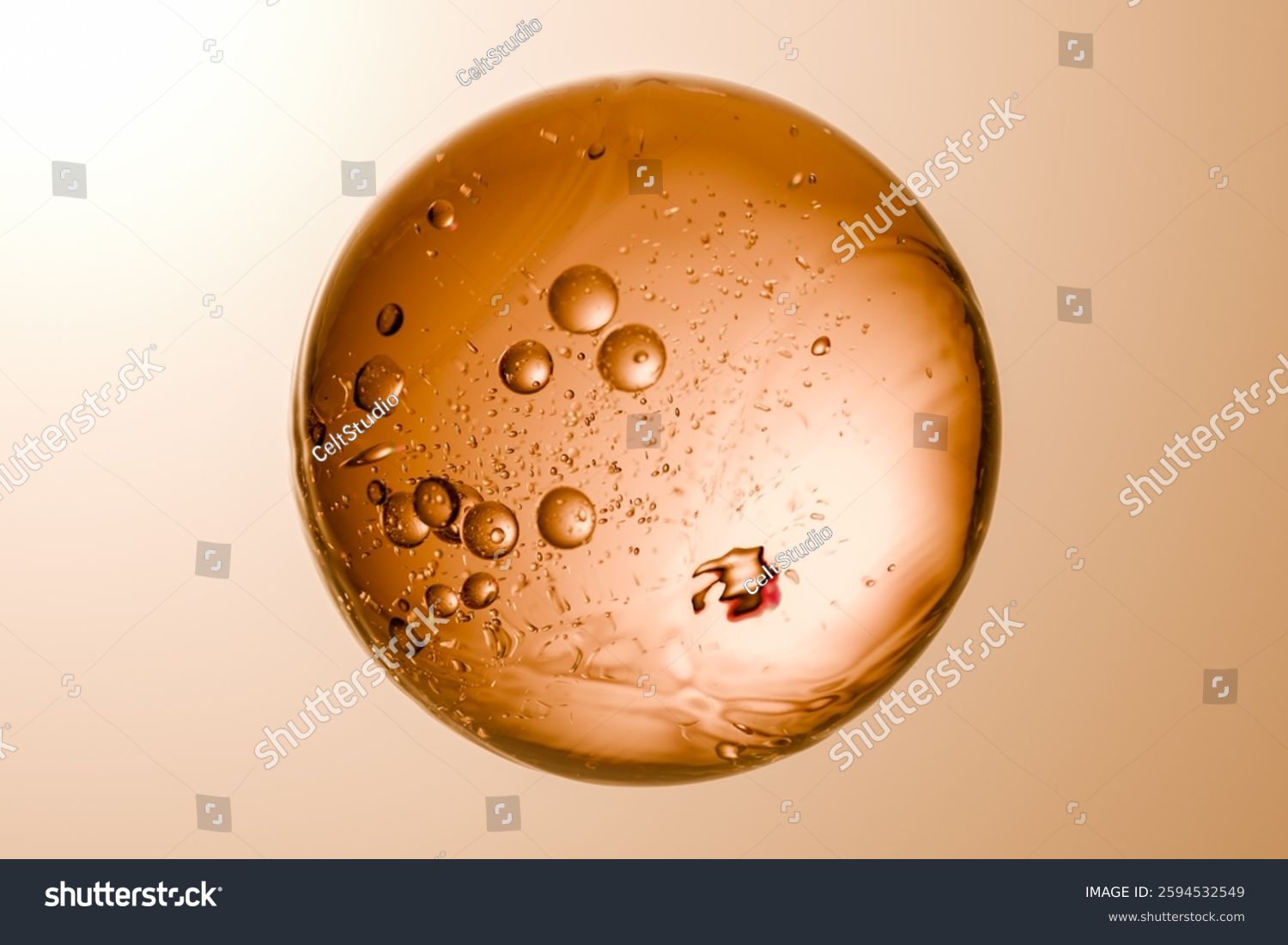 Detailed Microscopic Image Cells Bubbles Microorganisms Stock Photo 2594532549 | Shutterstock