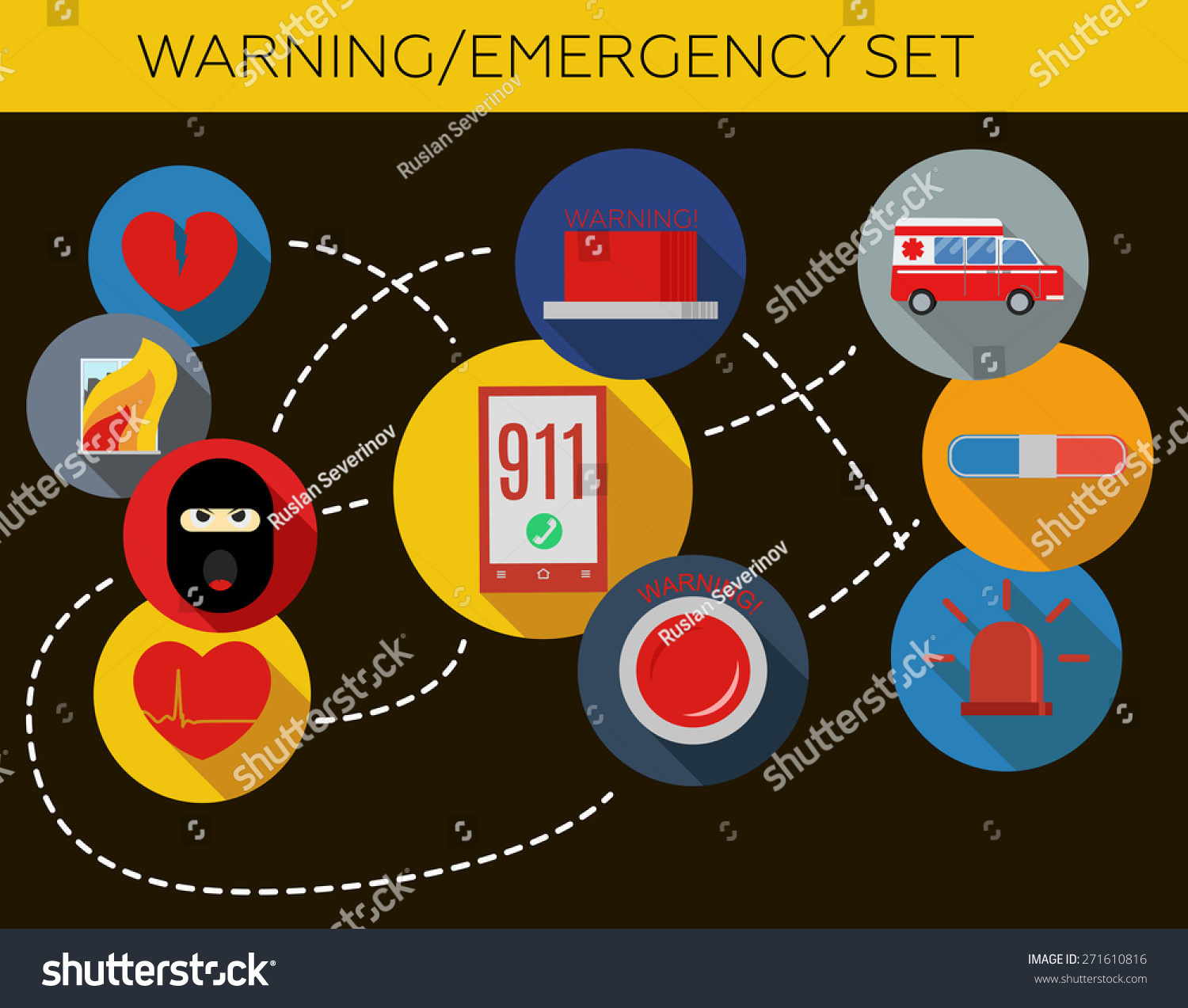 Warning Emergency Phone Number 911 Set Stock Vector Royalty Free warning-emergency-phone-number-911-set-stock-vector-royalty-free
