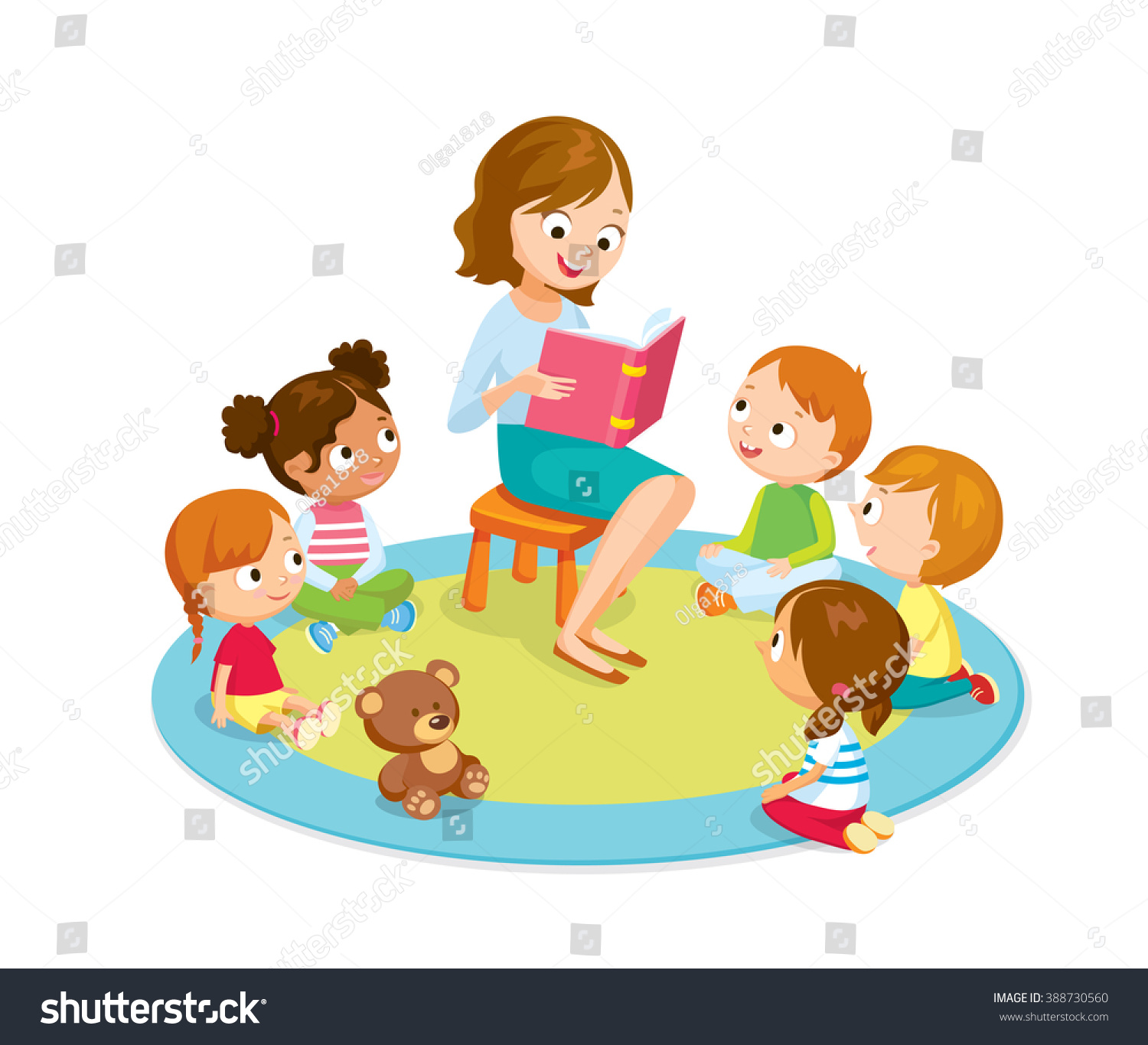 Listen To Teacher Clip Art