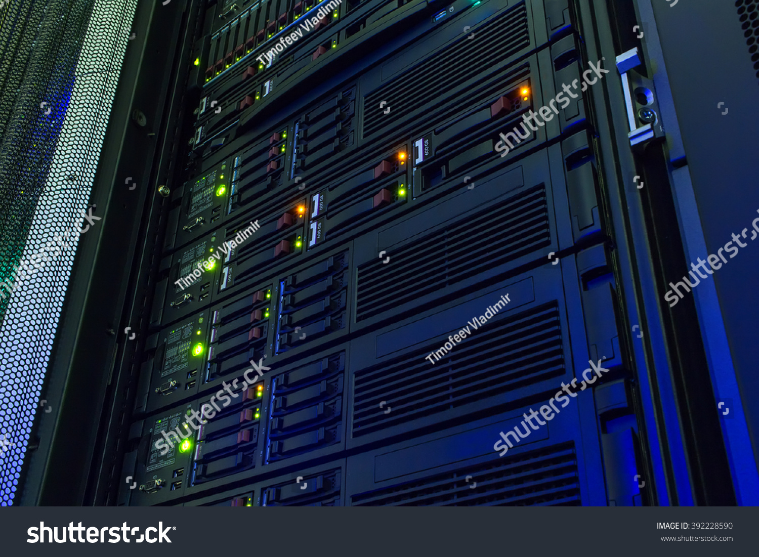 Point View Modern Mainframe Disk Storage Stock Photo 392228590 | Shutterstock