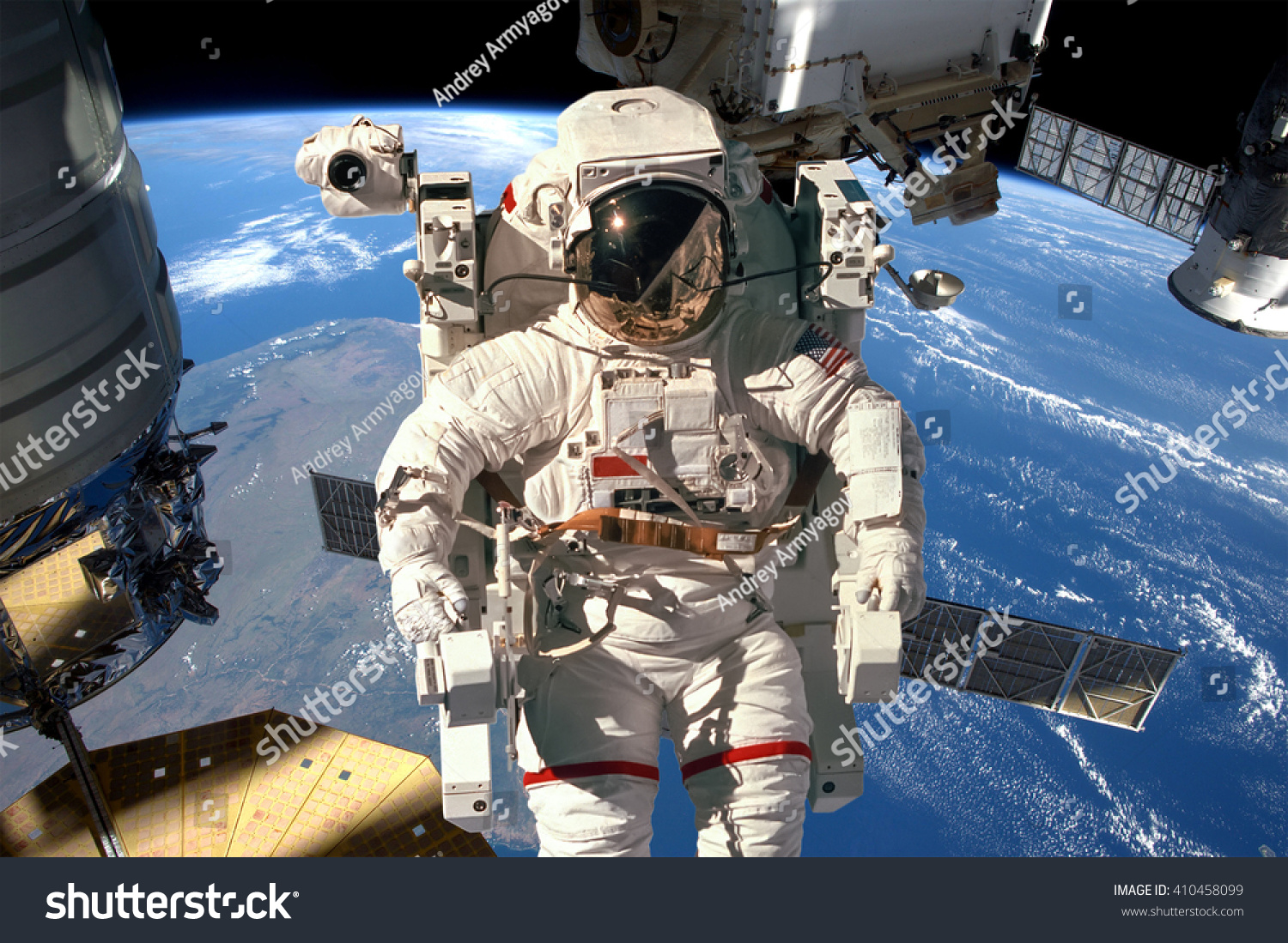 International Space Station Astronaut Outer Space Stock Photo 410458099 | Shutterstock