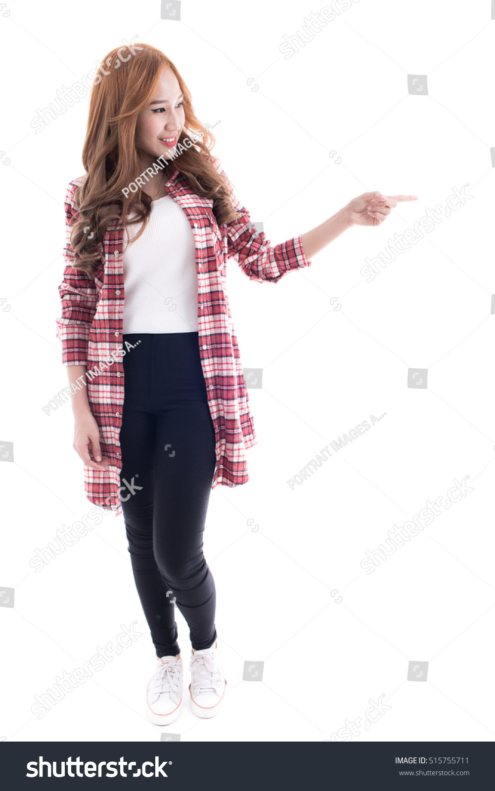 Young Man Pointing Empty Copy Space Stock Photo 515755711 | Shutterstock