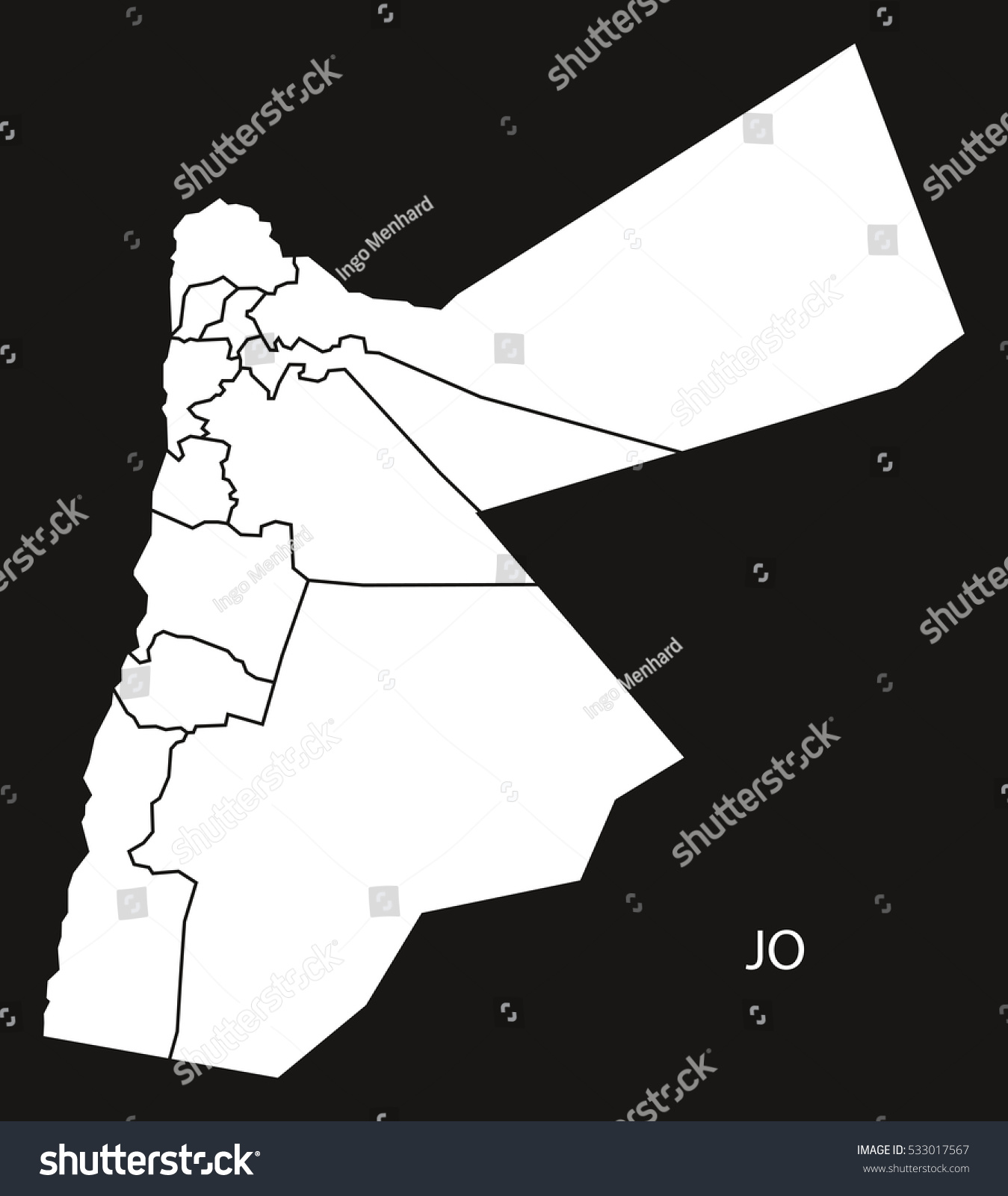 345 Map Jordan Governorates Images, Stock Photos & Vectors | Shutterstock