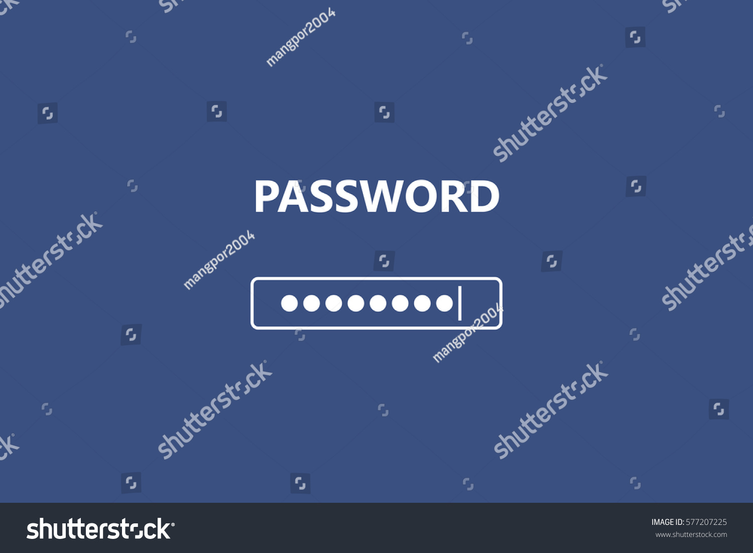 Password Banner Computer Labtop Screen Background Stock Illustration 577207225 Shutterstock