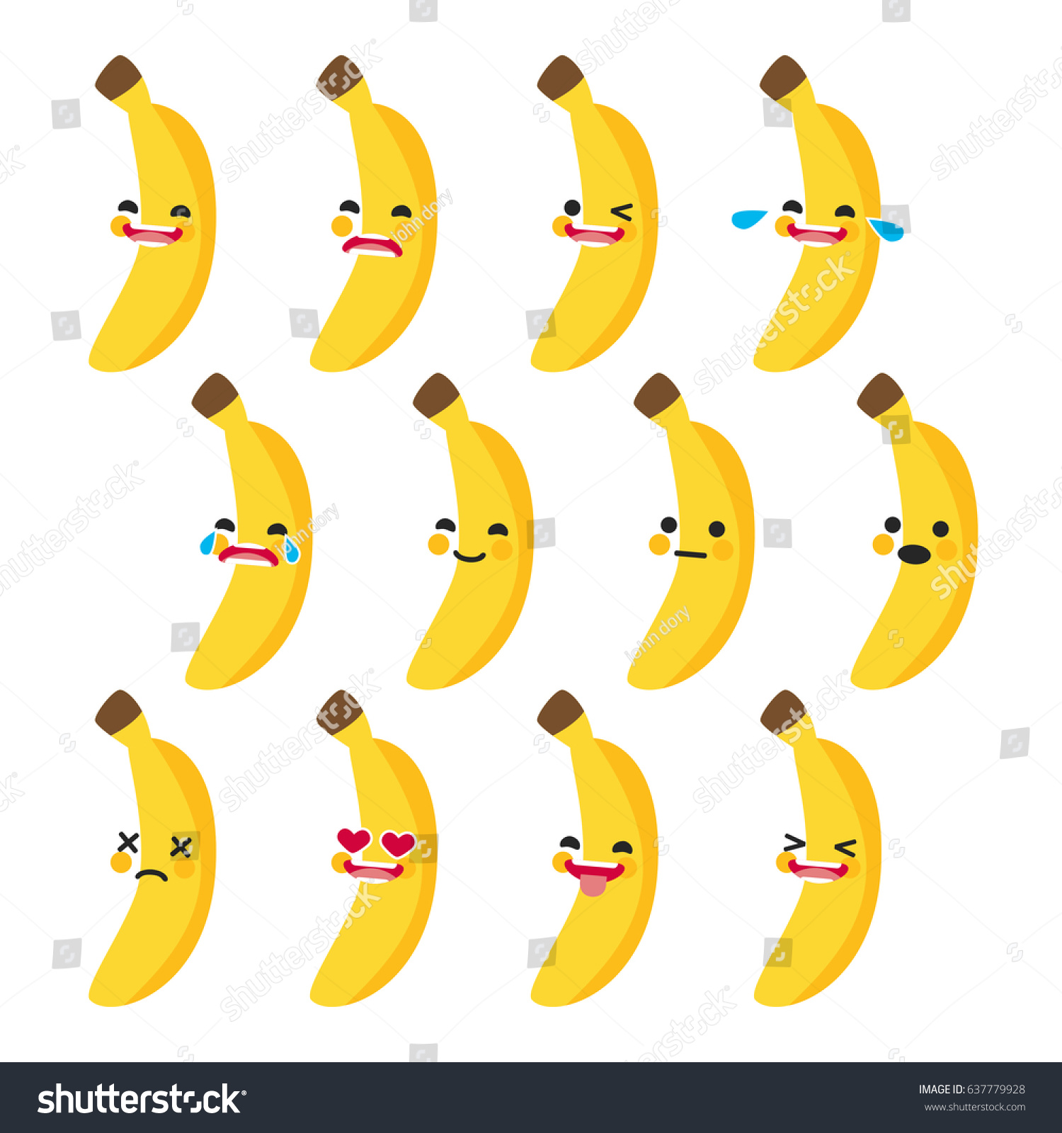 Set Emoticons Smile Emoji Icons Cute: เวกเตอร์สต็อก (ปลอดค่าลิขสิทธิ์ ...