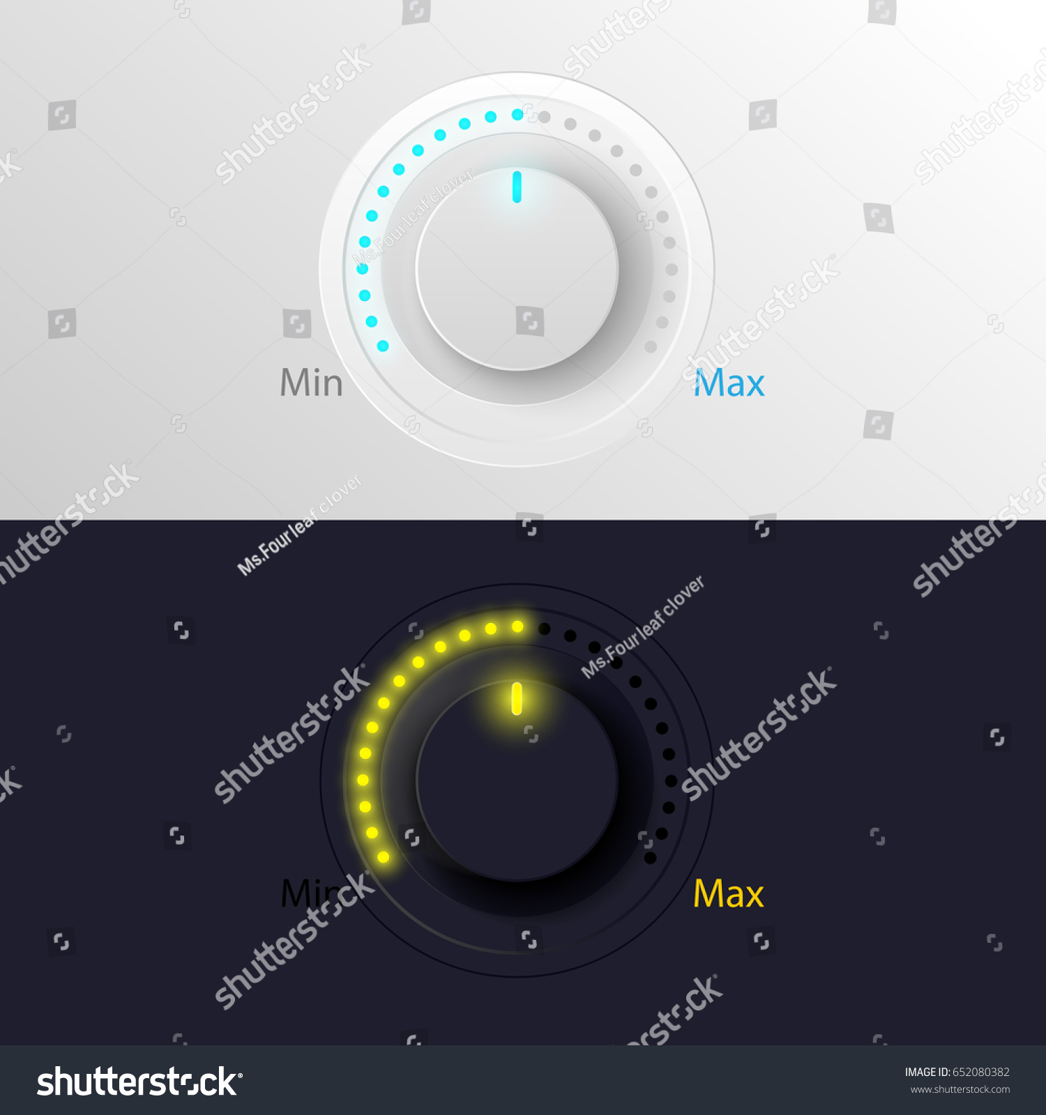Volume Button Control Music Player Vector Stock Vector (Royalty Free ...