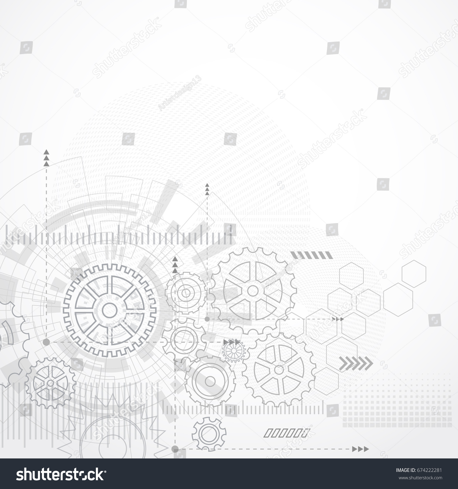Abstract Technology Background Vector Illustration Stock Vector ...
