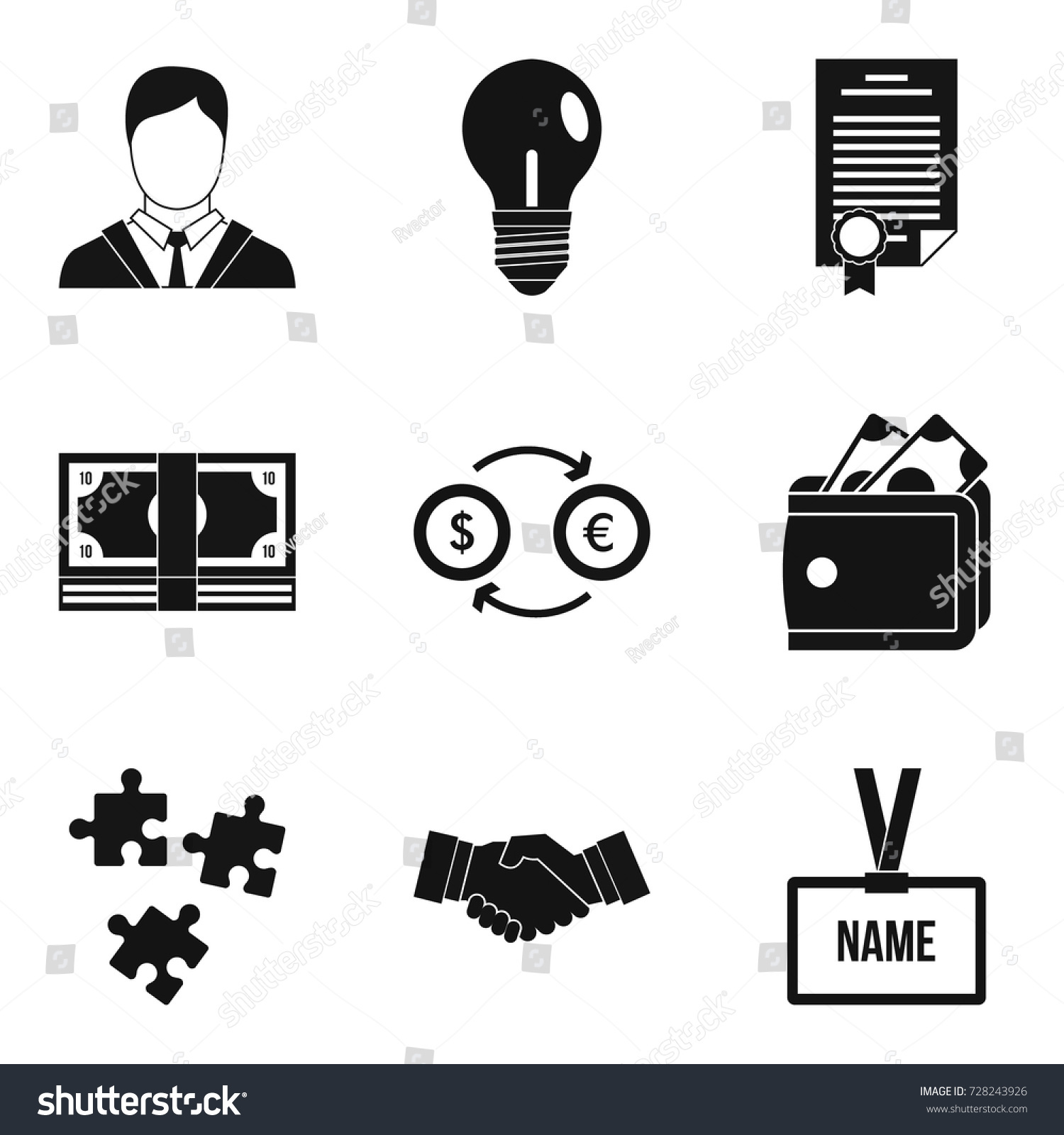 Operating Icons Set Simple Set 9 Stock Vector (Royalty Free) 728243926 ...