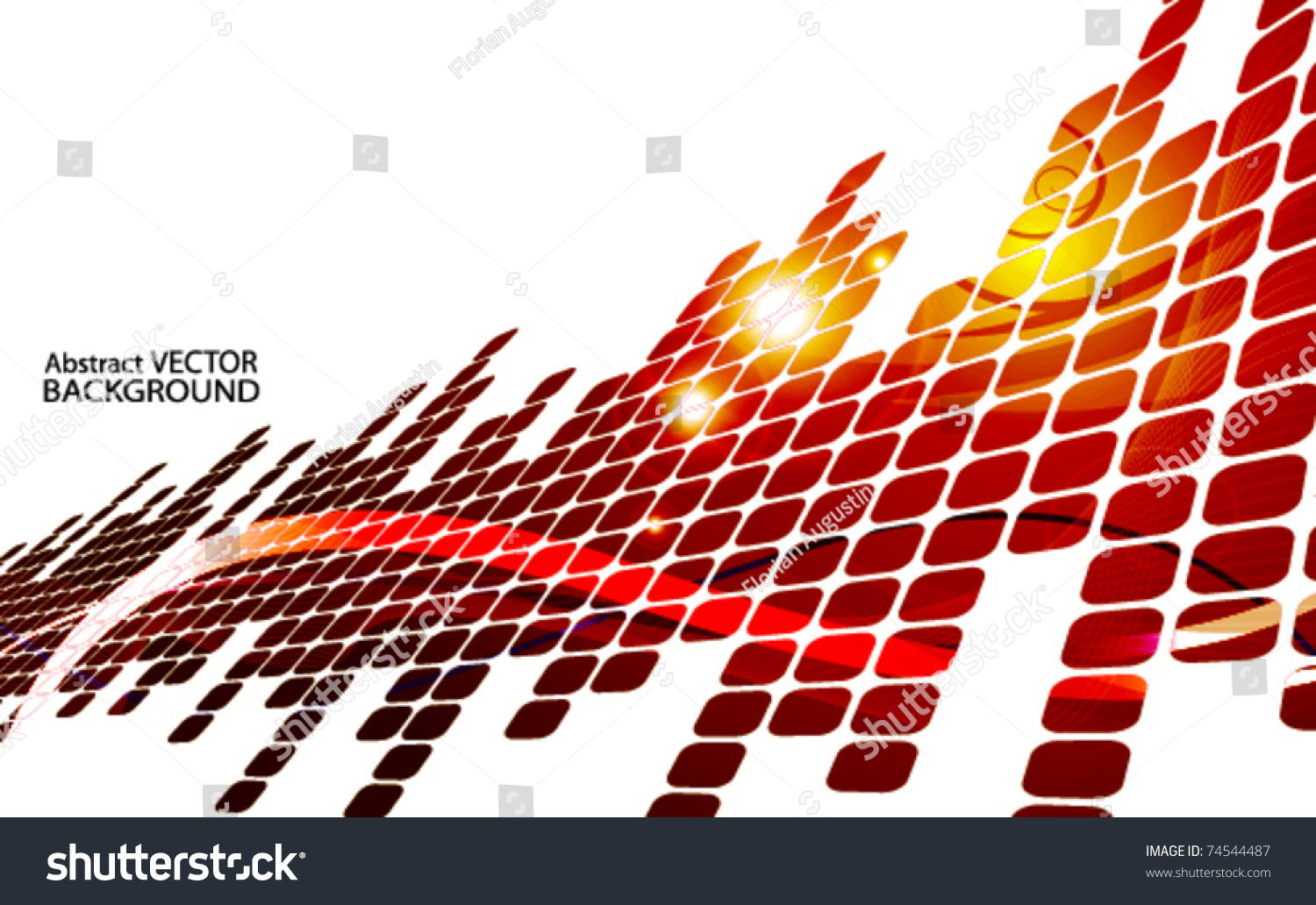 Colored Abstract Background Squares Stock Vector (Royalty Free ...