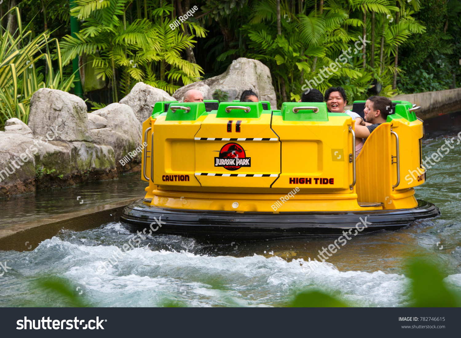 Jurassic Park Rapids Adventure Water Ride Stock Photo 782746615 ...