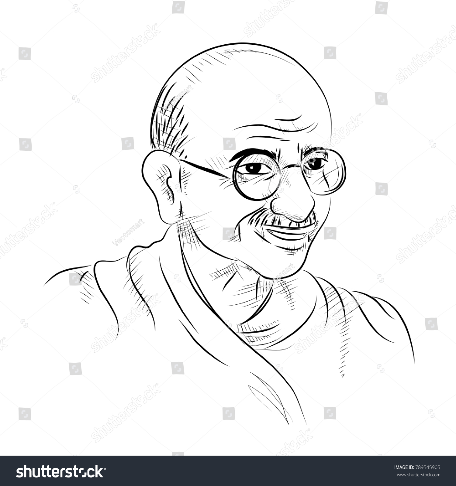 Illustration India Background Nation Hero Freedom Stock Vector (Royalty ...