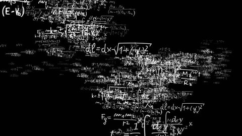 Mathematic Formulas Code Numbers Animation Rendering Stock Footage Video (100% Royalty-free ...